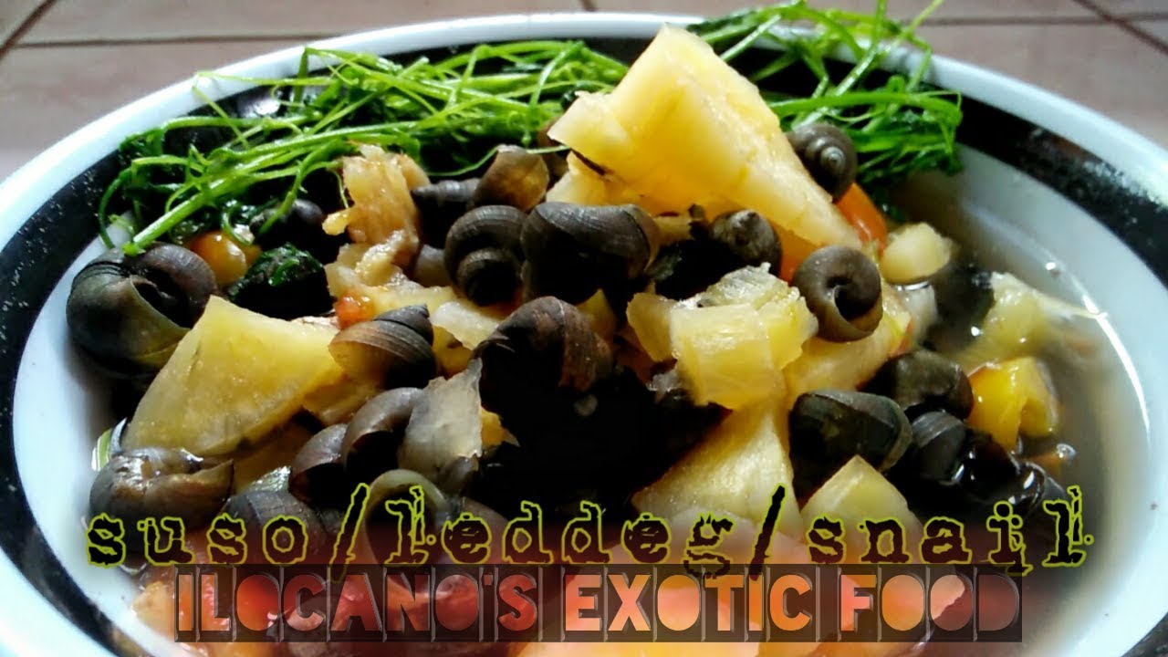 ilocano's exotic food Suso/Leddeg-masarap sa tag ulan - YouTube