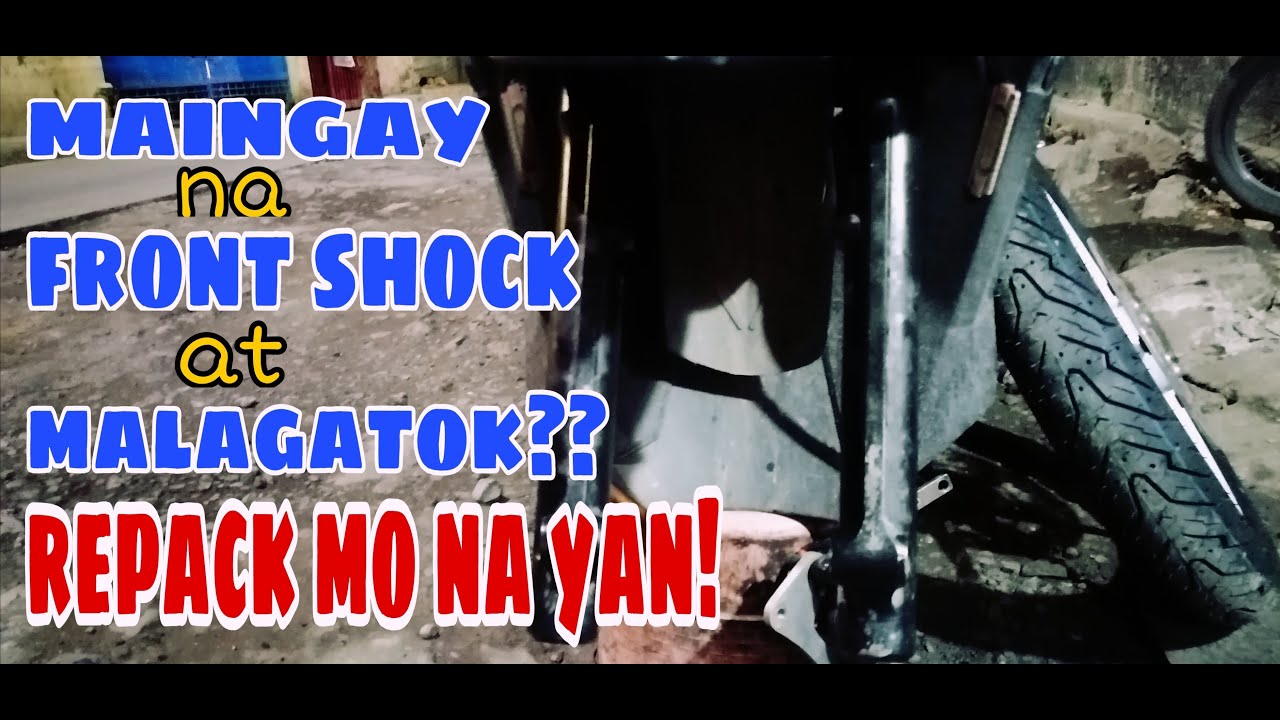 FRONT SHOCK REPACKING / TUNING || TANGGAL LAGATOK || HONDA CLICK - YouTube