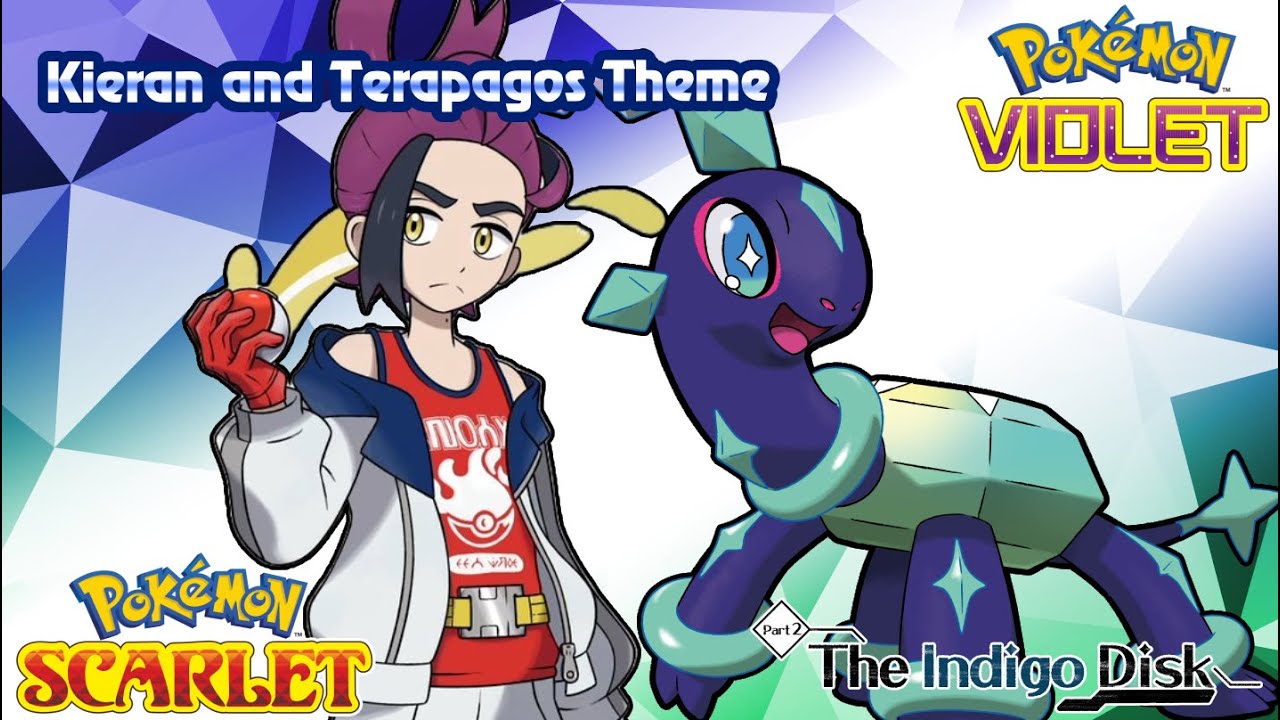 Battle! Kieran's Terapagos - Pokemon Scarlet and Violet: Indigo Disk ...