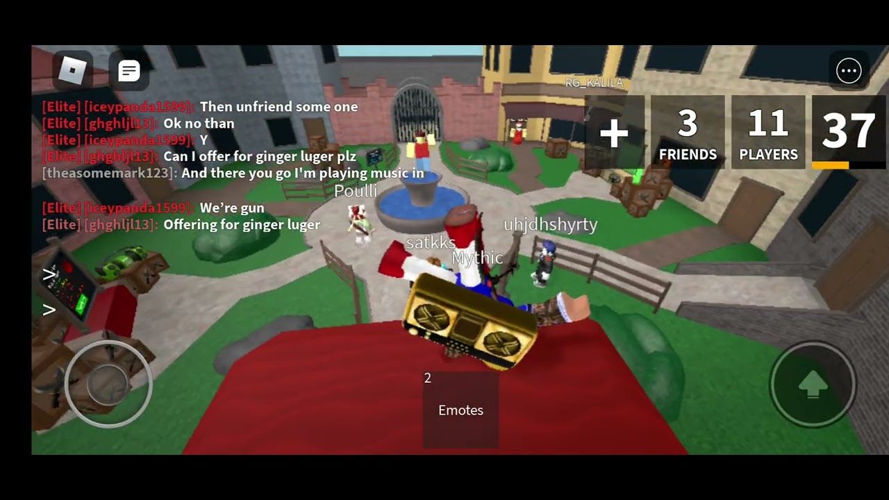 Playing Music In Mm2 Lobby + Unboxing + Giving a Easter gift - YouTube