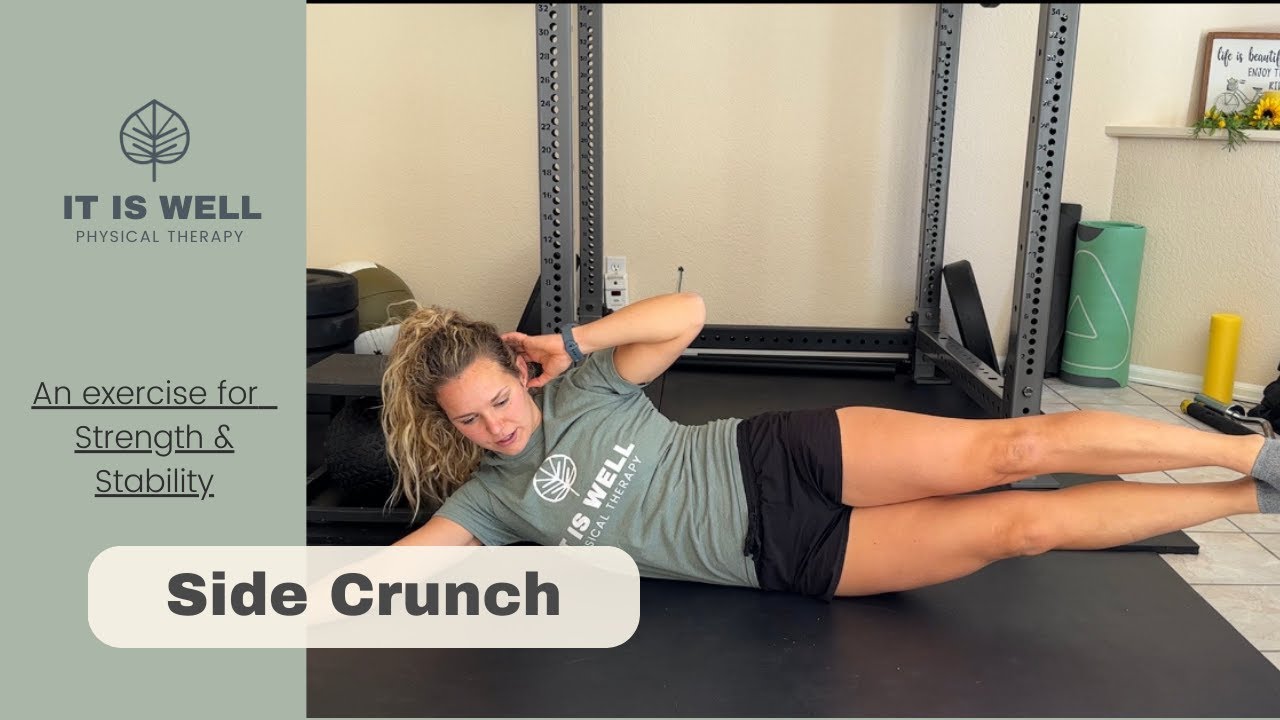 Side Crunch Core Exercise - YouTube