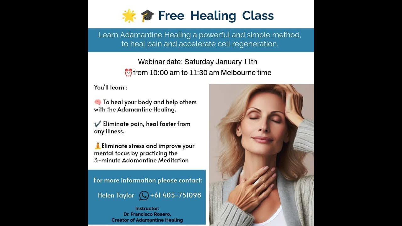 🌟 Join us for our FREE Healing Class, the first of the year!🌟 - YouTube