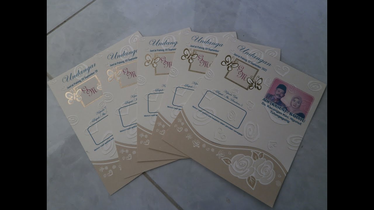 Undangan Pernikahan - ERBA 8882 - YouTube