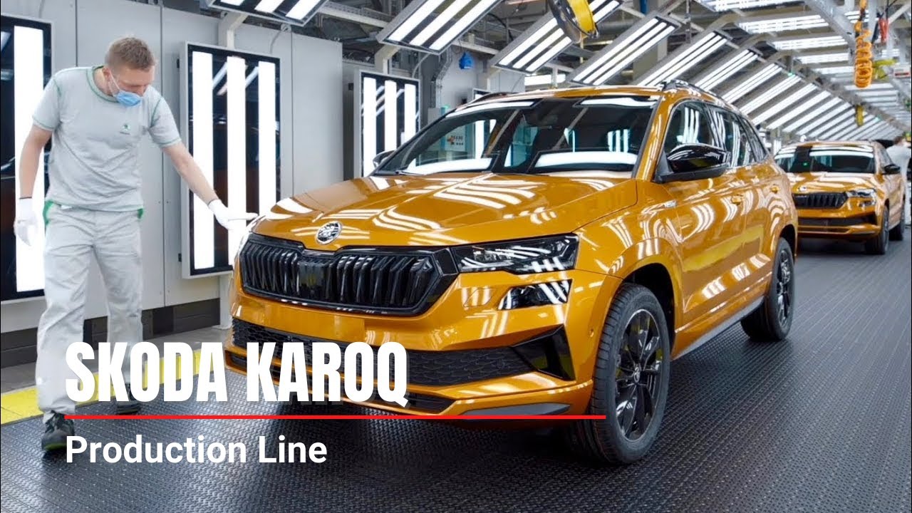 SKODA KAROQ Production Line - Car Factory - YouTube