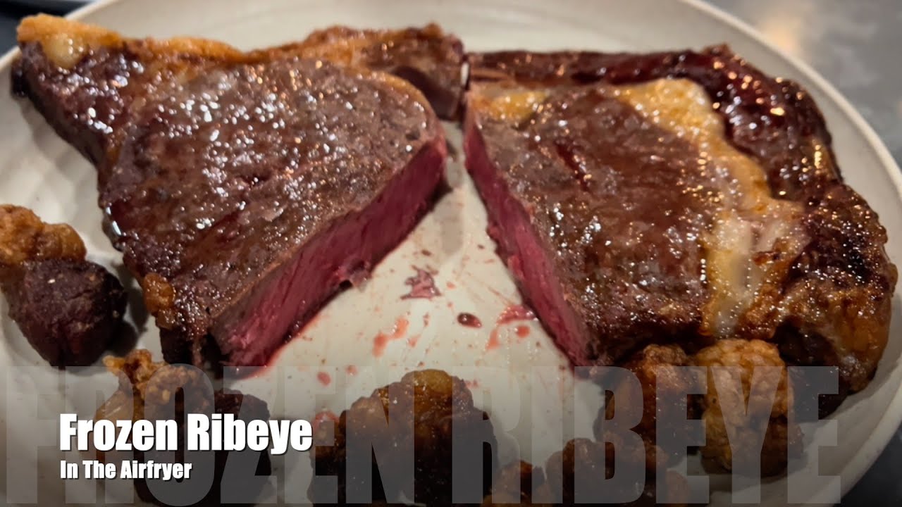 Cooking FROZEN Ribeyes In Airfryer - Keto Carnivore Low Carb - SIMPLIFIED! - YouTube