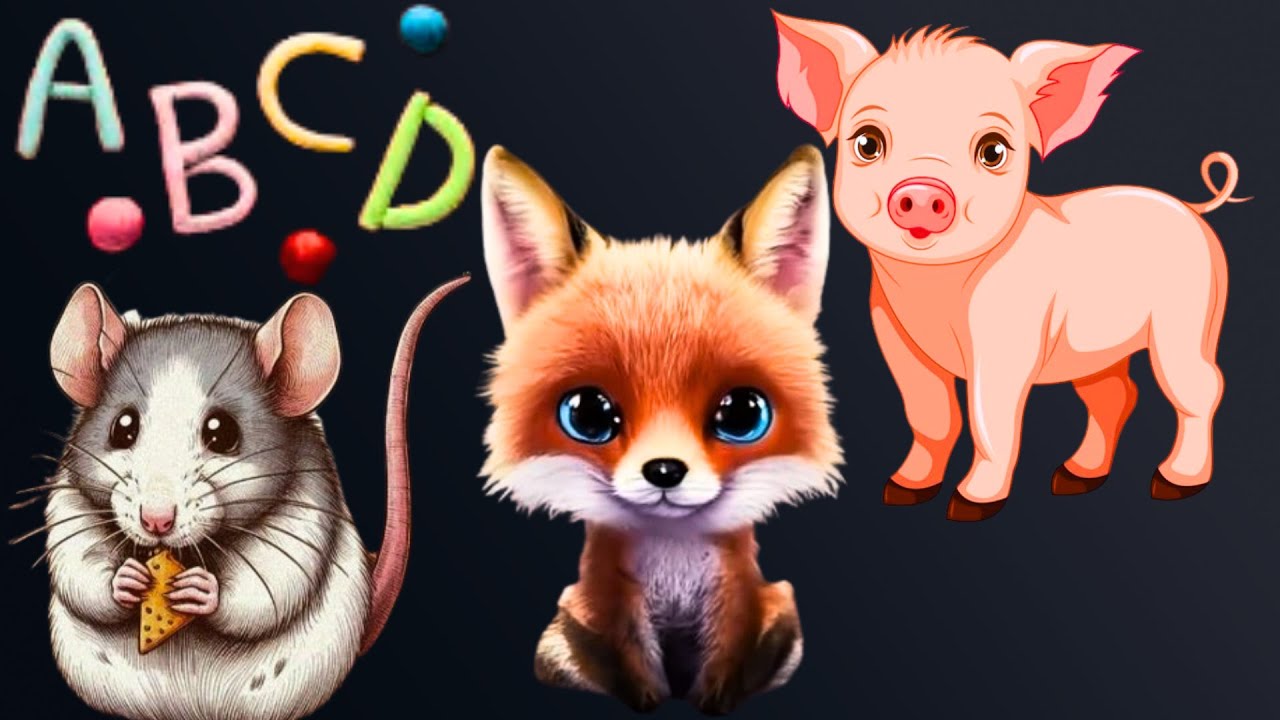 Learn ABCD | Basic English | 3 Letter Words | Toddlers | Reading ...