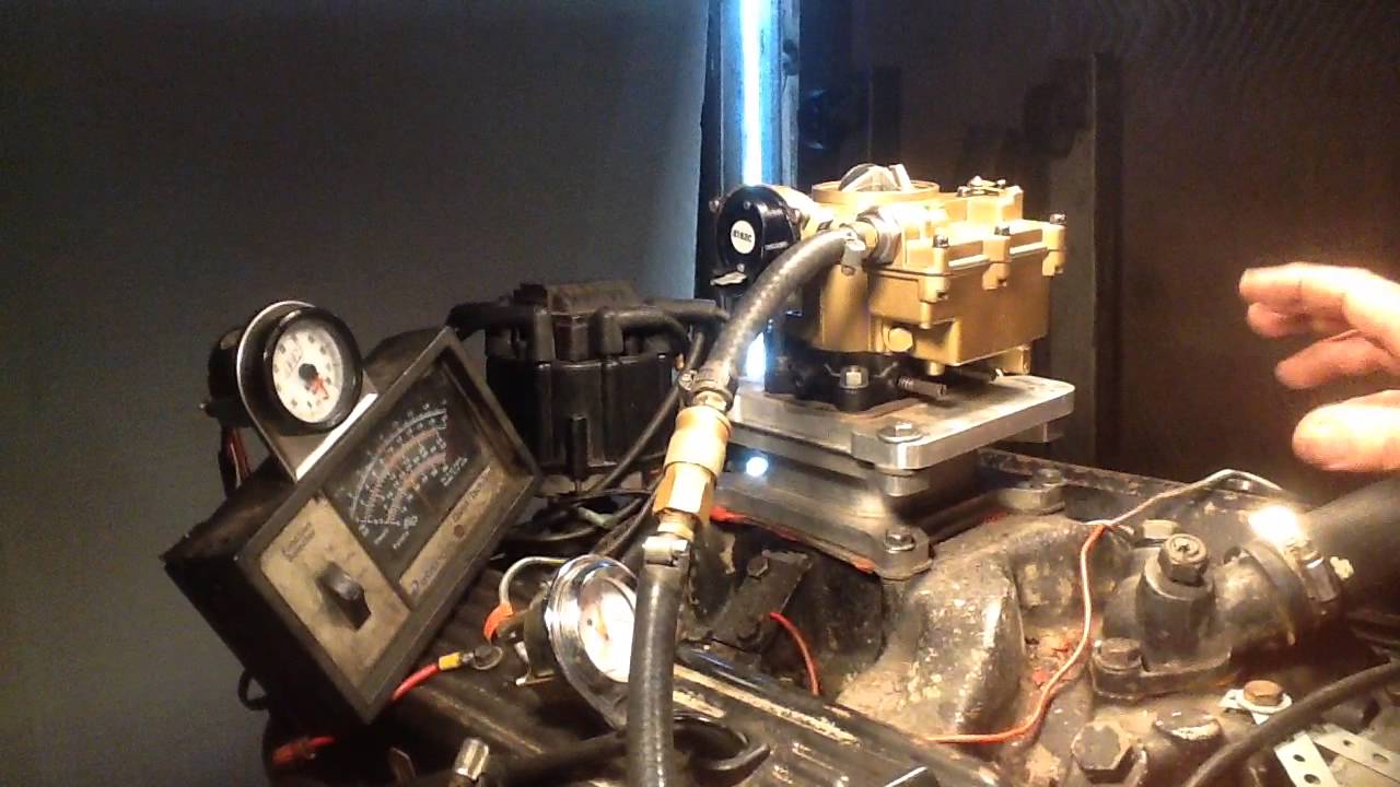 John Rochester center tri power carb - YouTube
