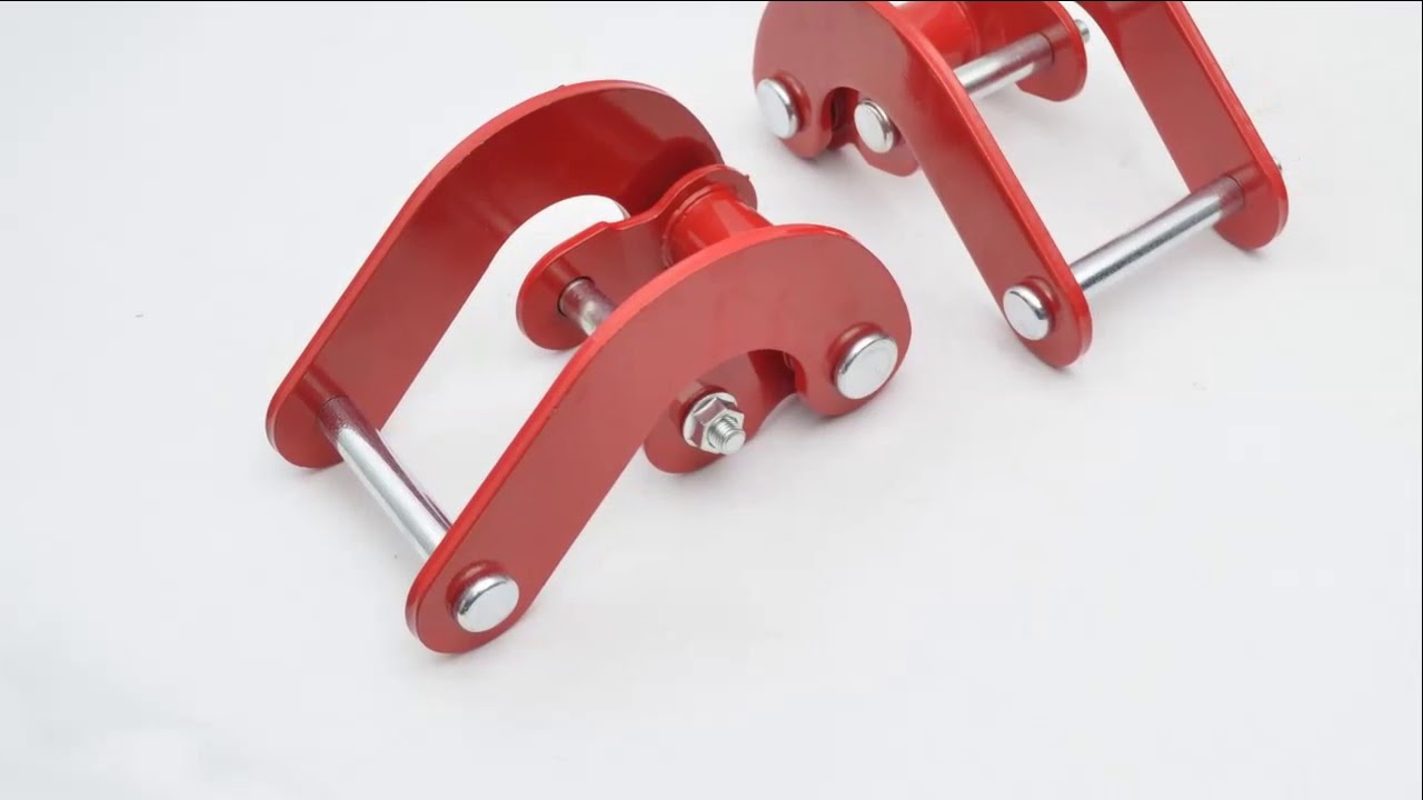 comfort shackles for land cruiser - YouTube