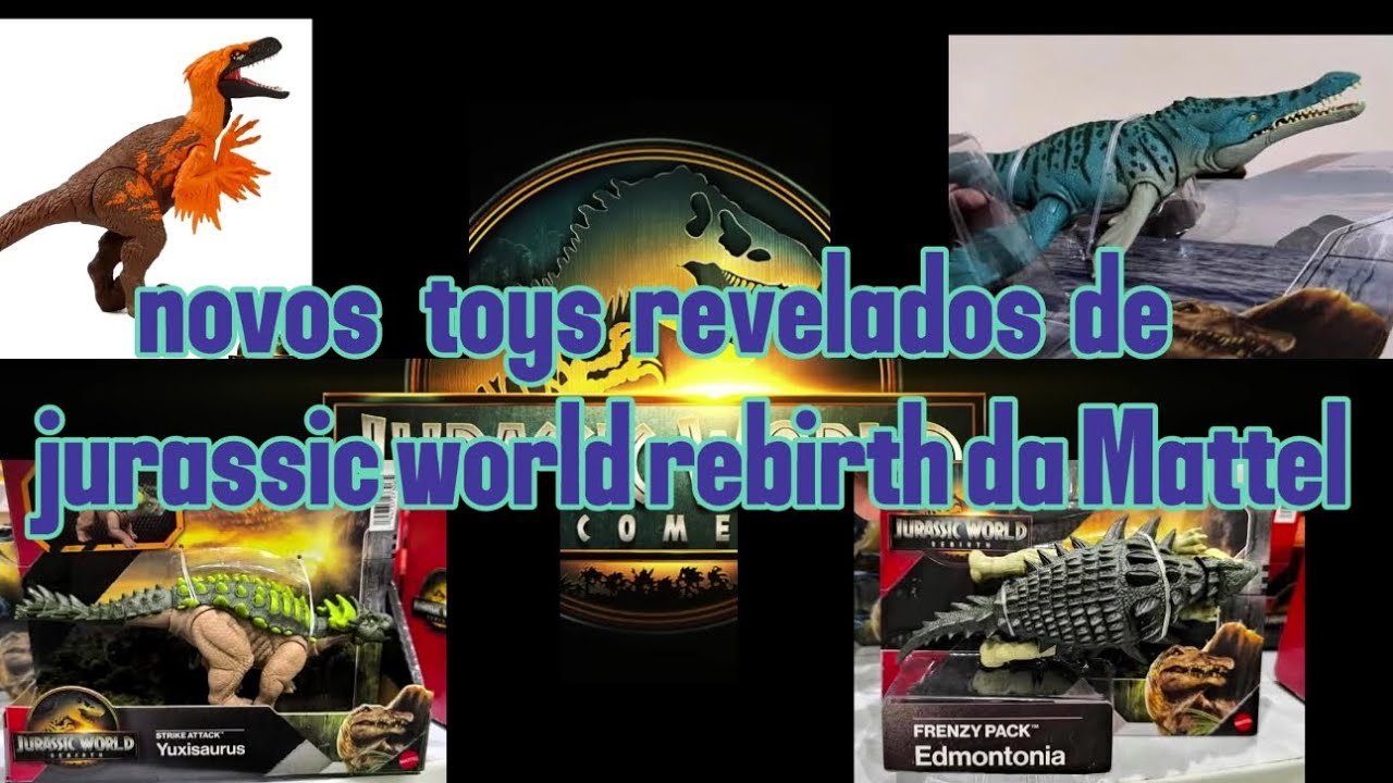 Novos toys revelados de jurassic world rebirth da Mattel! Torvoneustes ...
