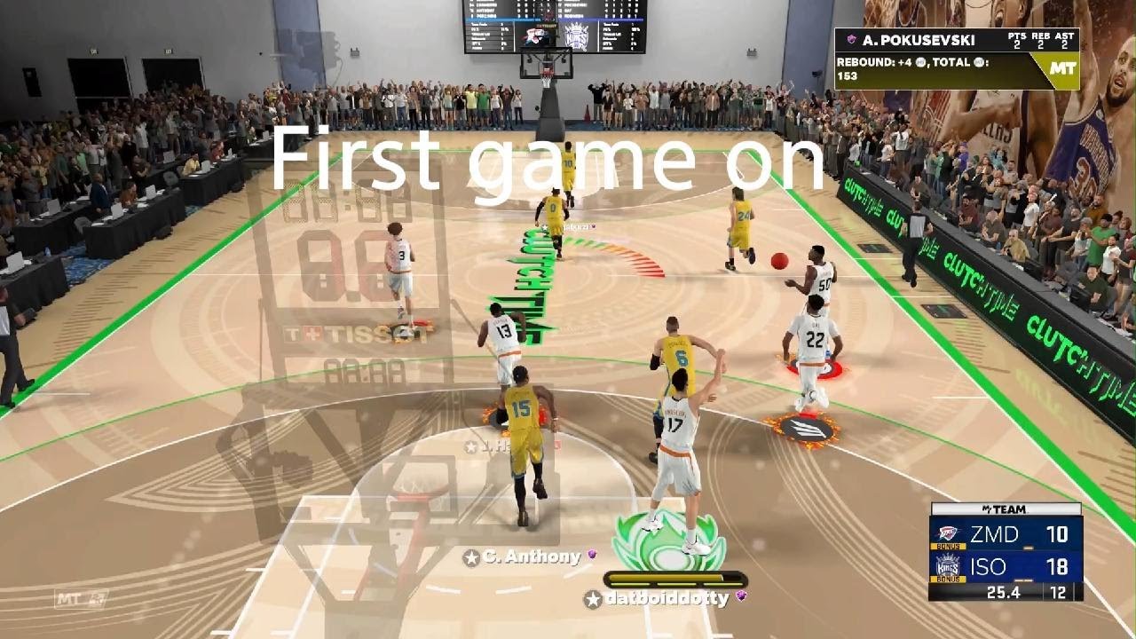 NBA 2K23 first game on - YouTube
