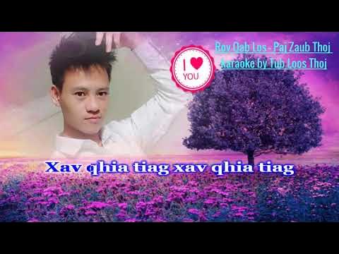 Rov Qab Los ll Paj Zaub Thoj - Karaoke by Tub Loos Thoj - YouTube