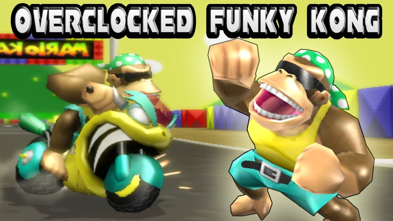 [MKWii Character Mod] Overclocked Funky Kong Textures - YouTube