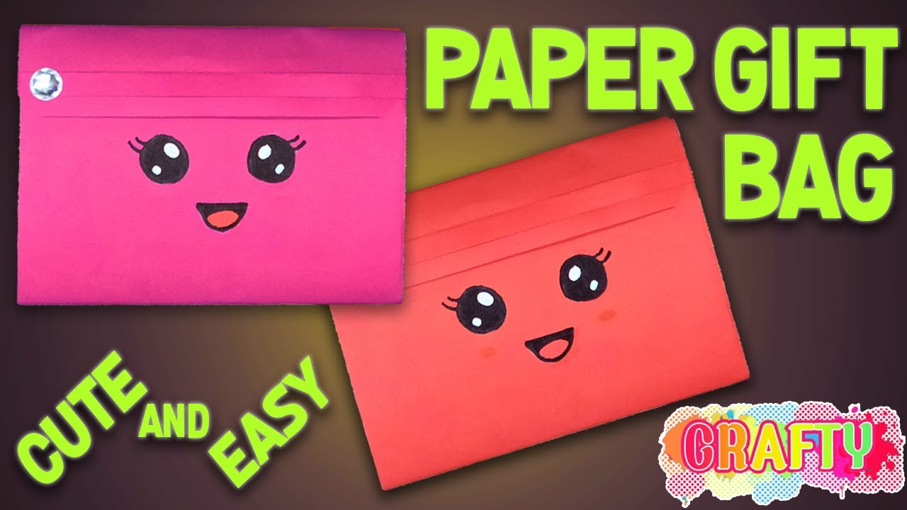 DIY Cute Paper Gift Bag | Easy Handmade Gift Idea | Paper Craft for ...