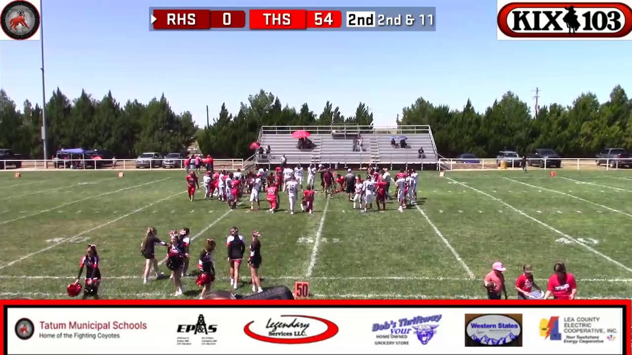 Tatum Football vs Ramah - YouTube