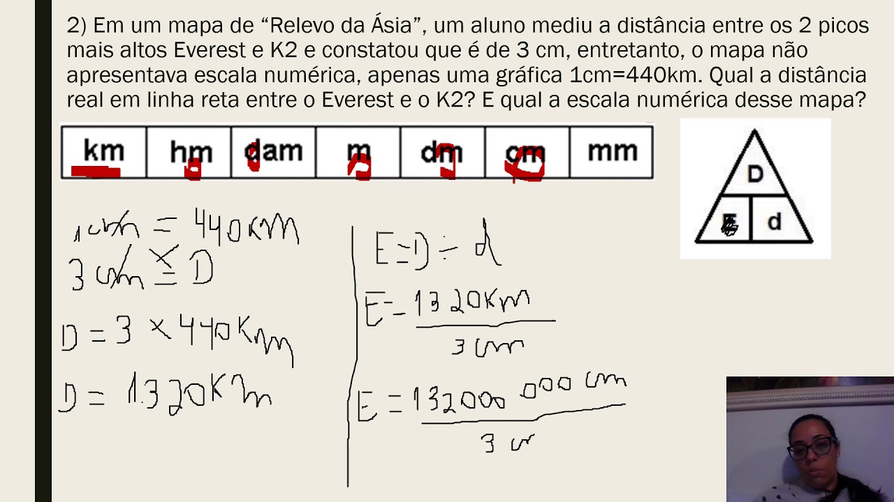CORREÇÃO CÁLCULO DE ESCALA 08/06 - YouTube