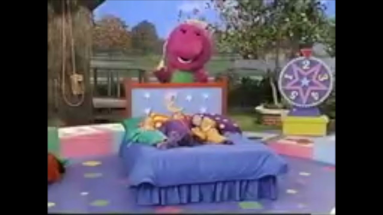Barney & Friends Four in the Bed Reversed - YouTube