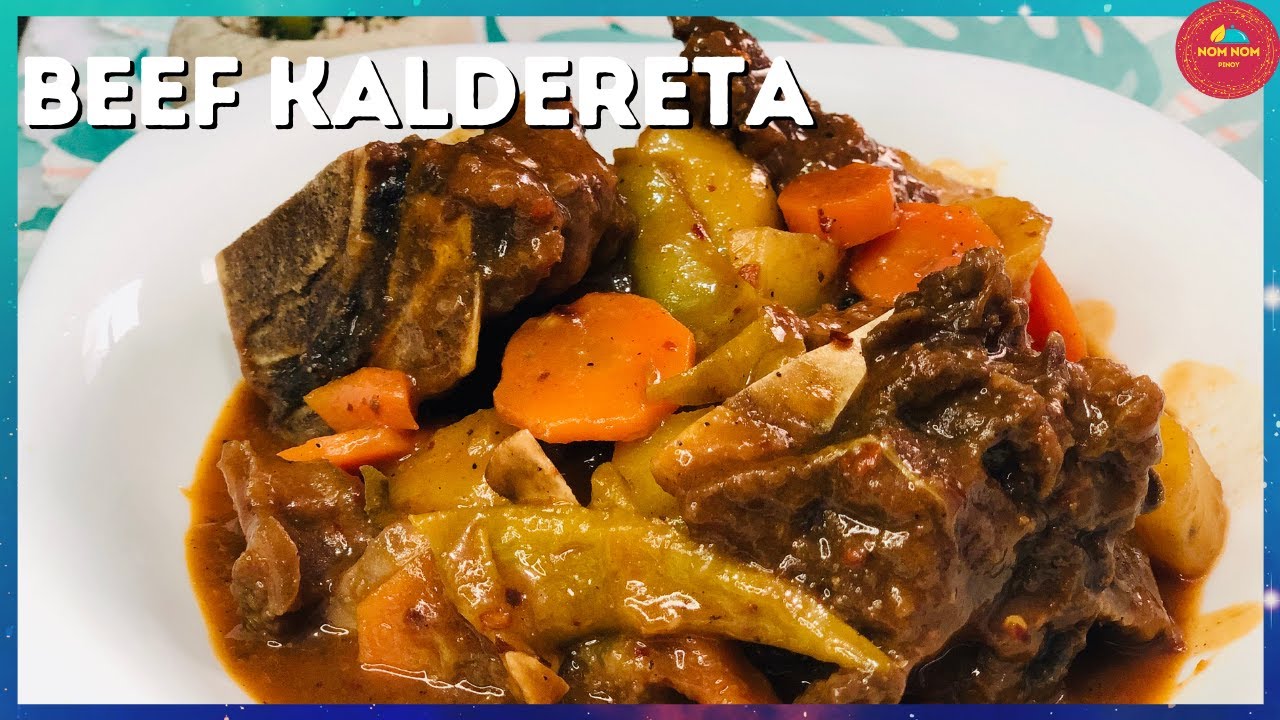 Beef Kaldereta Recipe! (Filipino Beef Stew) - YouTube