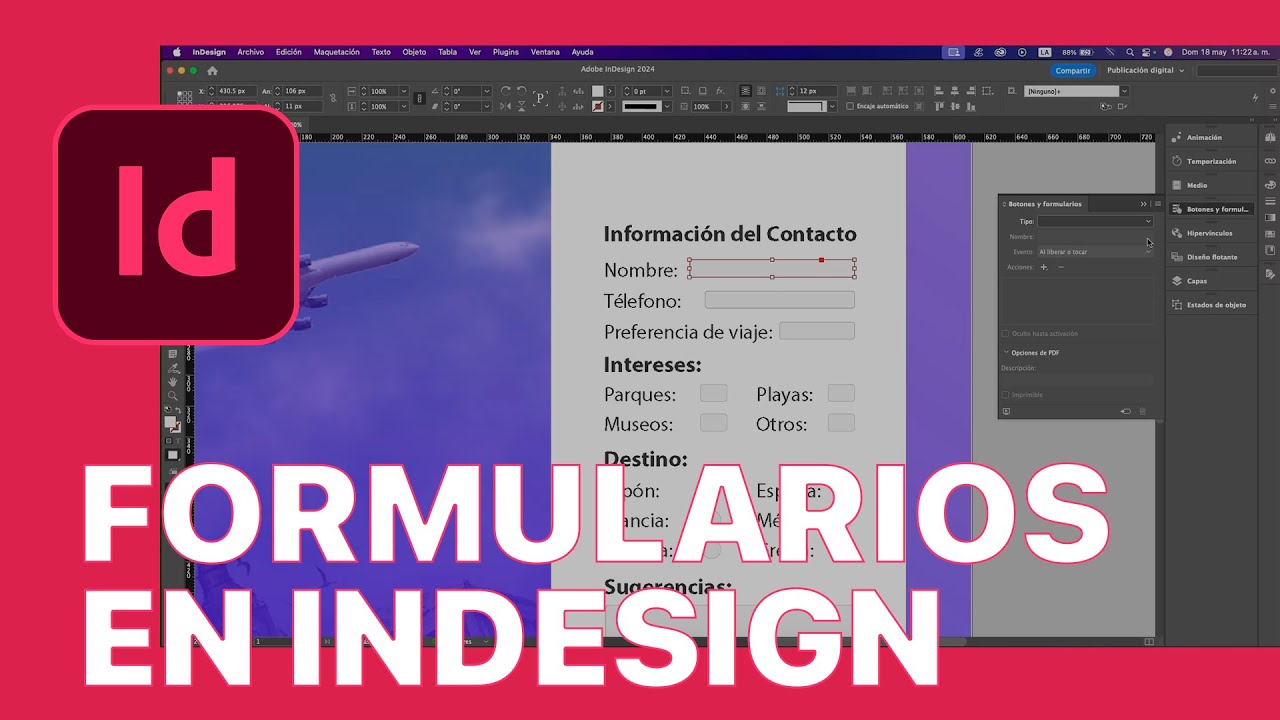 📝 Crea Formularios PDF Interactivos con InDesign ¡Fácil y Rápido! - YouTube
