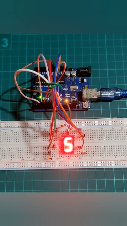 7 Segment Display Interface With Arduino Arduino Arduinoproject Electronics Calmdown Youtube
