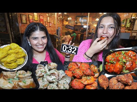 Unlimited Momos Challenge | Spicy Momos, Kurkure Momos, Paneer Momos, Tandoori Momos, Afghani Momos
