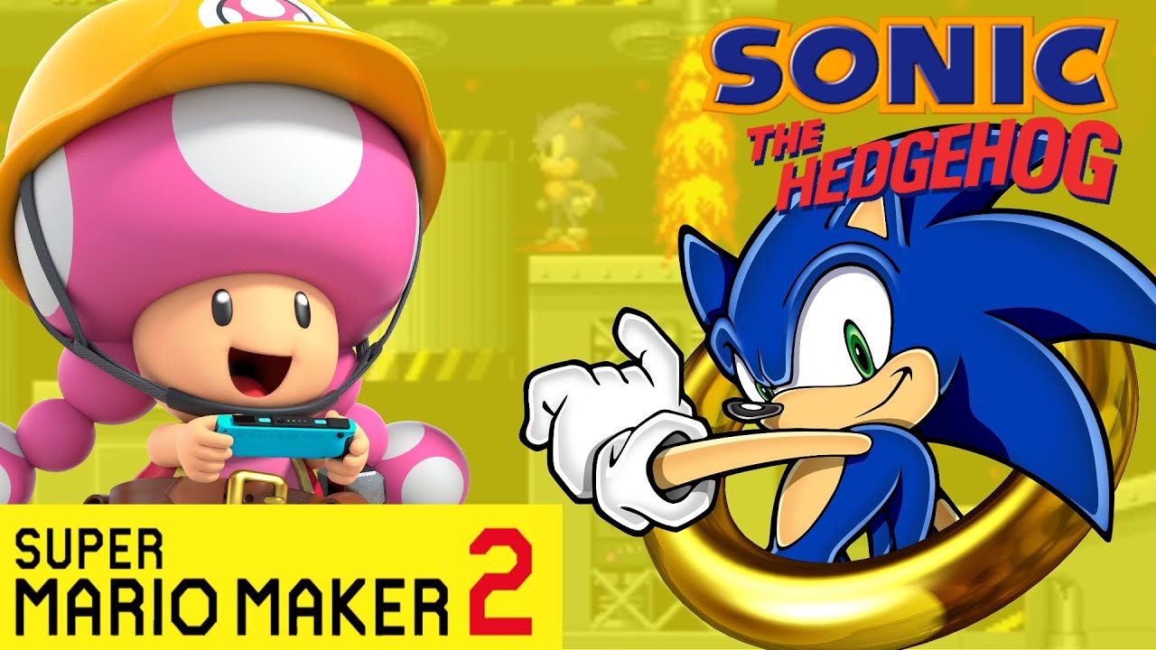Super Mario Maker 2: Sonic the Hedgehog: Scrap Brain Zone Showcase ...
