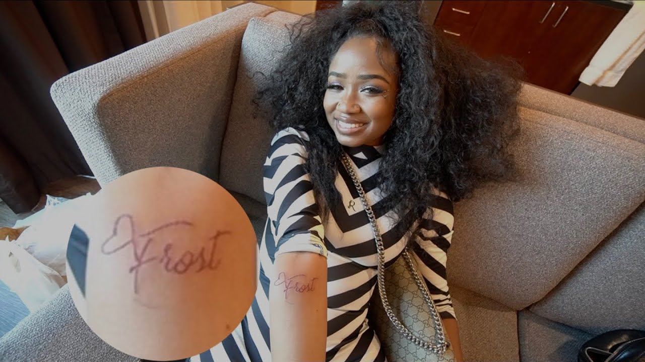 Dymond Surprised Me With A Tattoo Of My Name *Not Clickbait* - YouTube
