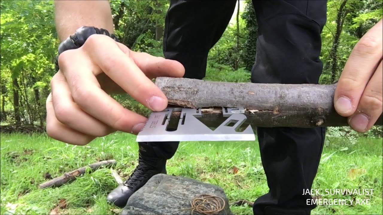 JACK_SURVIVALIST BUILD EMERGENCY AXE WITH AXEM4.0 - YouTube