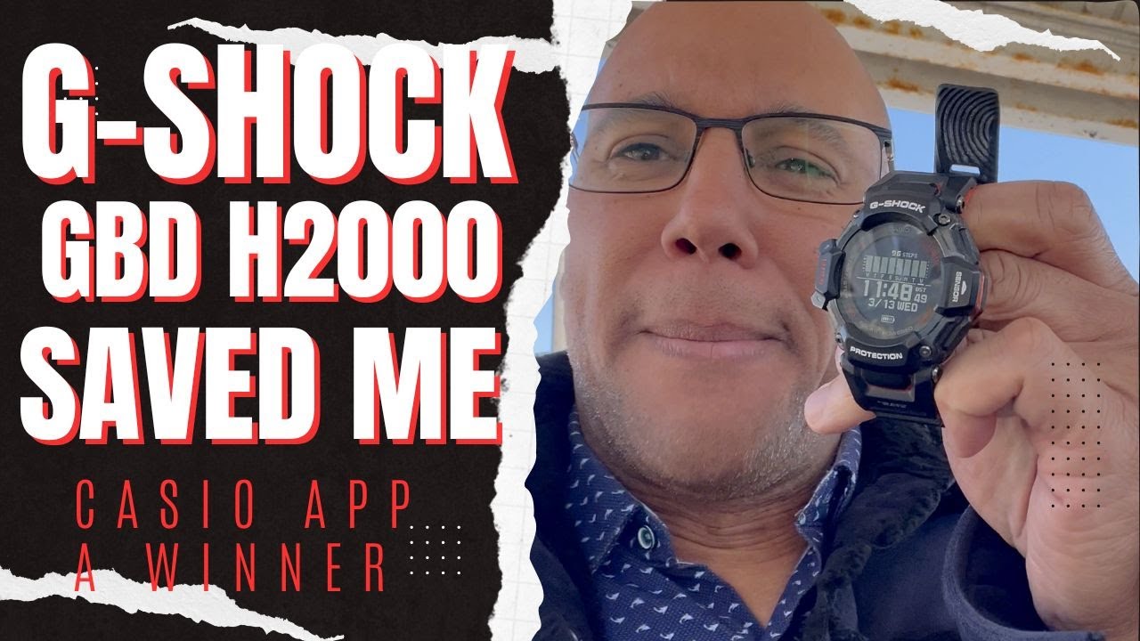 CASIO G-SHOCK MOVE| GBD H2000 Saved me| CASIO APP helped me recover my ...