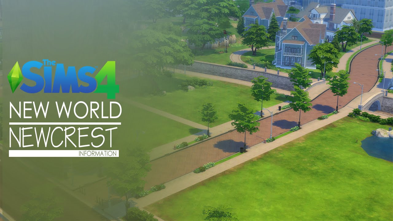 The Sims 4 - New FREE world: Newcrest - YouTube