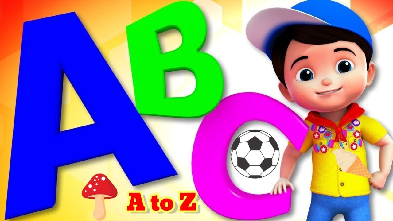 a for apple, b for ball । phonics song in english । abcdefgh in English ...