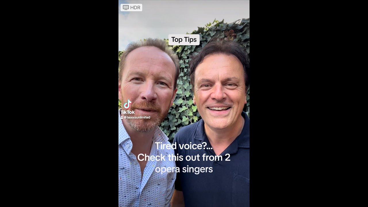 Tired voice? Try this! (Top Tips #1) - YouTube