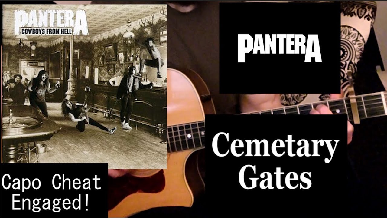 Pantera: Cemetery Gates Acoustic Intro Riff - YouTube