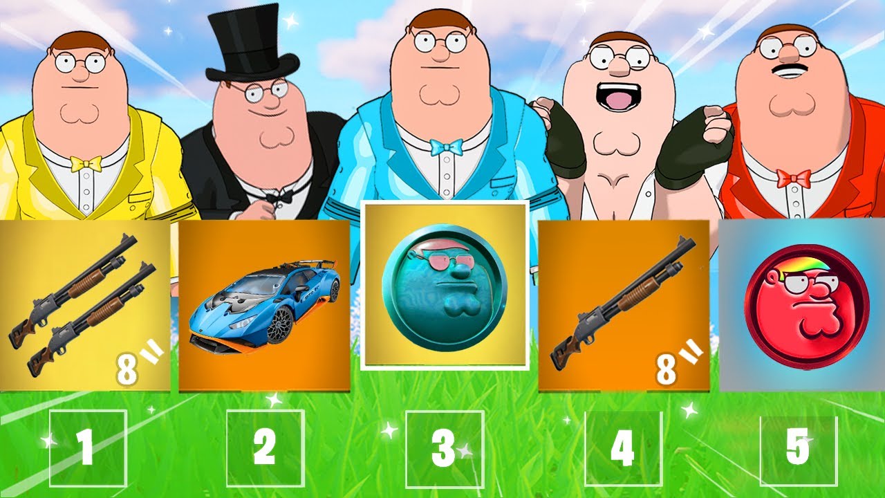 The *RANDOM* PETER GRIFFIN Challenge in Fortnite - YouTube