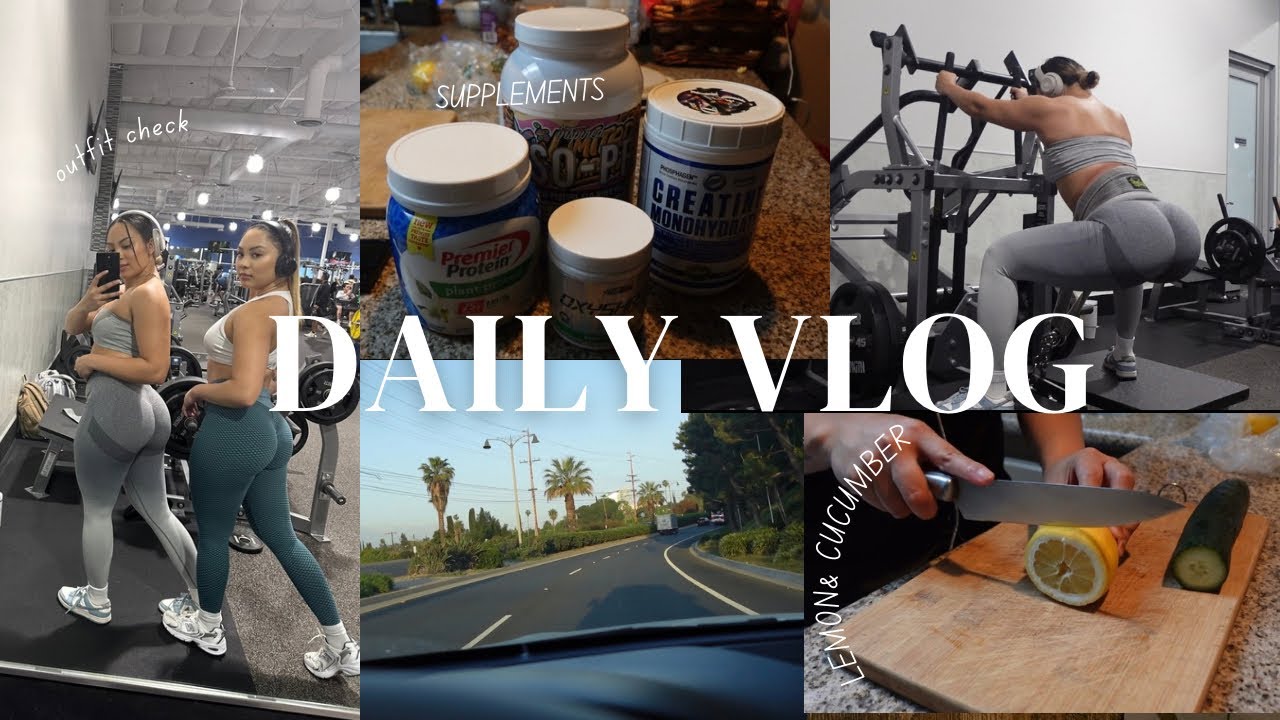 DAILY VLOG *Realistic*| getting ready for the gym, workout routine ...