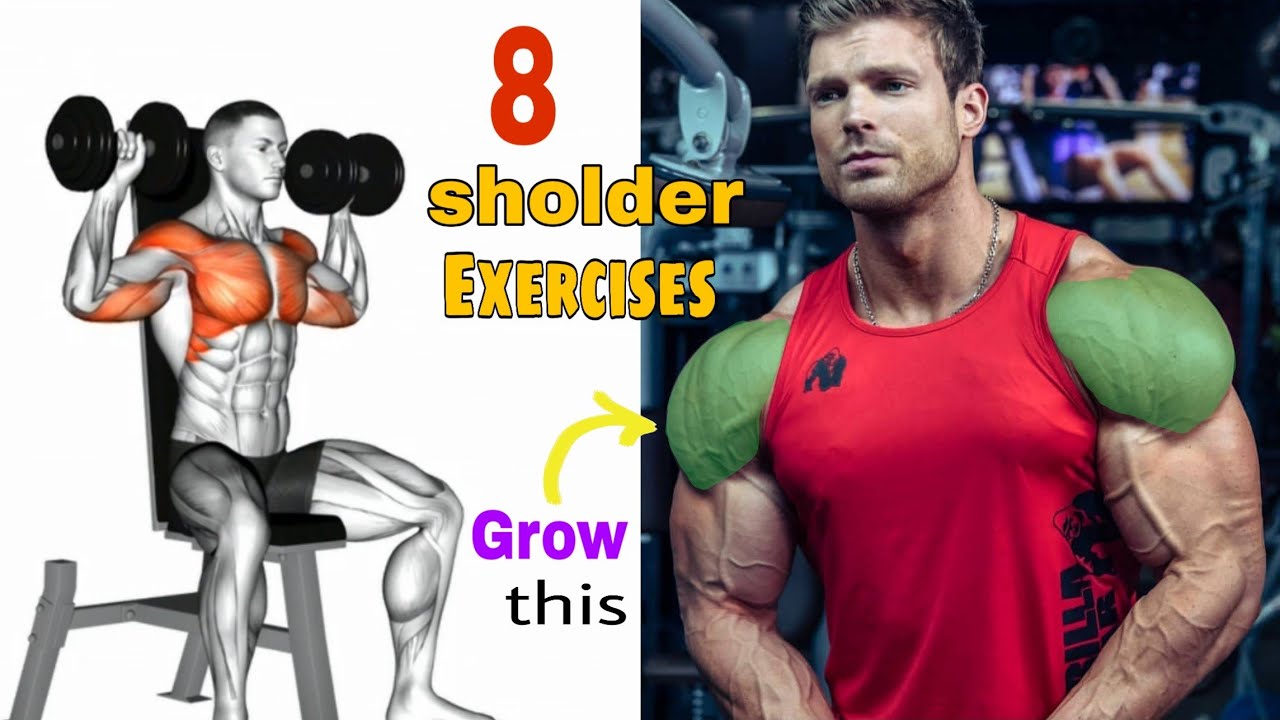 Best 8 Sholder EXERCISES For Bigger sholders - YouTube