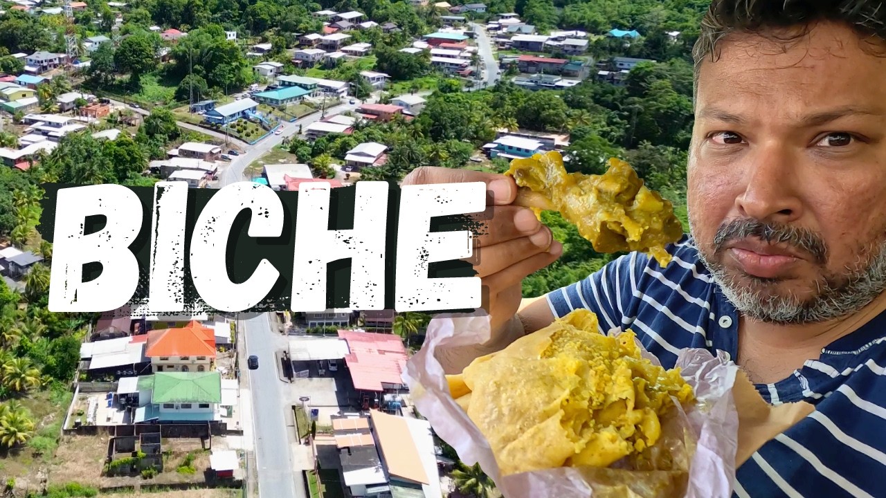 A Roti and Drive through Plum Mitan to Biche Trinidad - YouTube