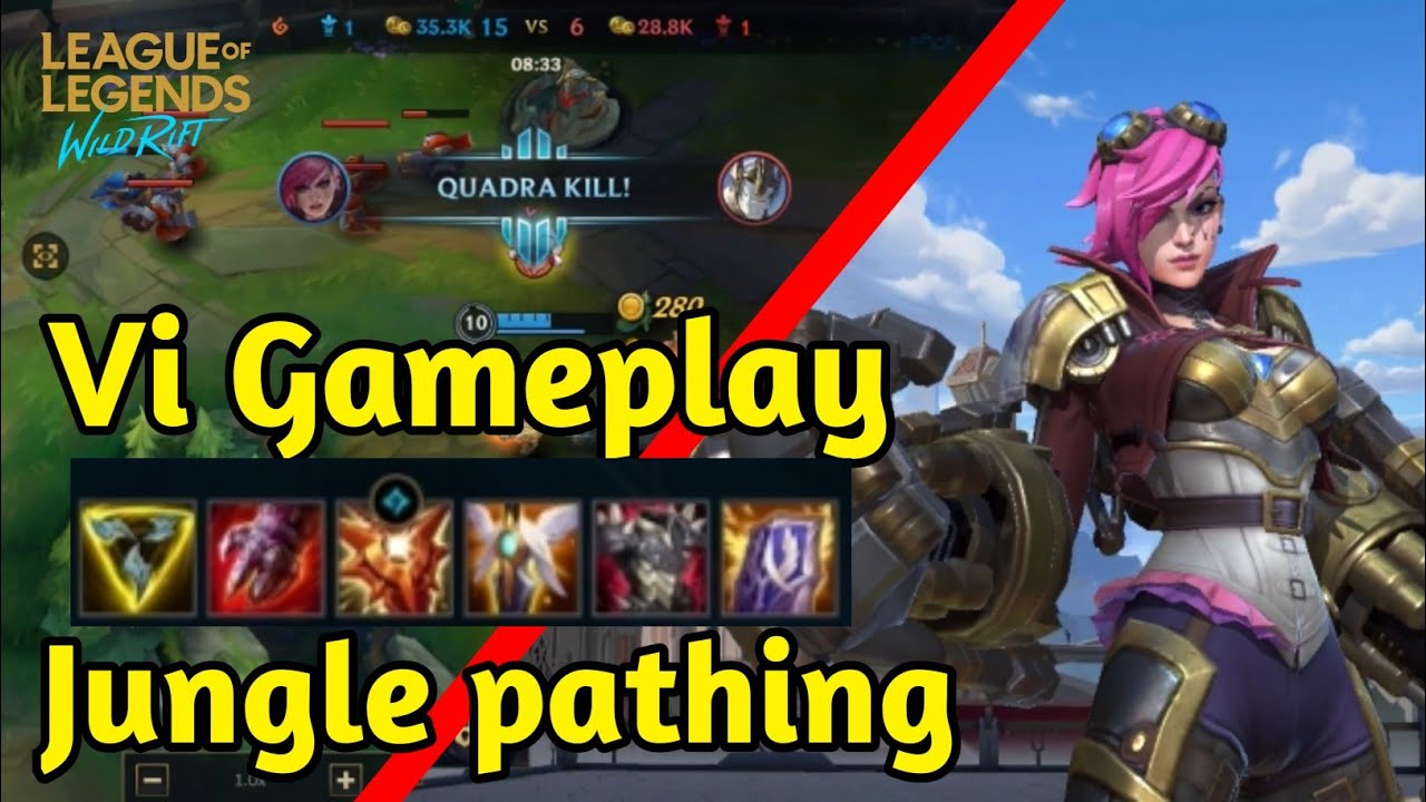 VI JUNGLE, jungle path Gameplay.Build and runes! Ganking power 📈 | LOL ...