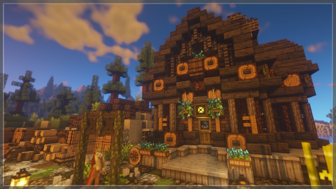 A Sunlit Seaside Home | Minecraft CIT Speedbuild - YouTube