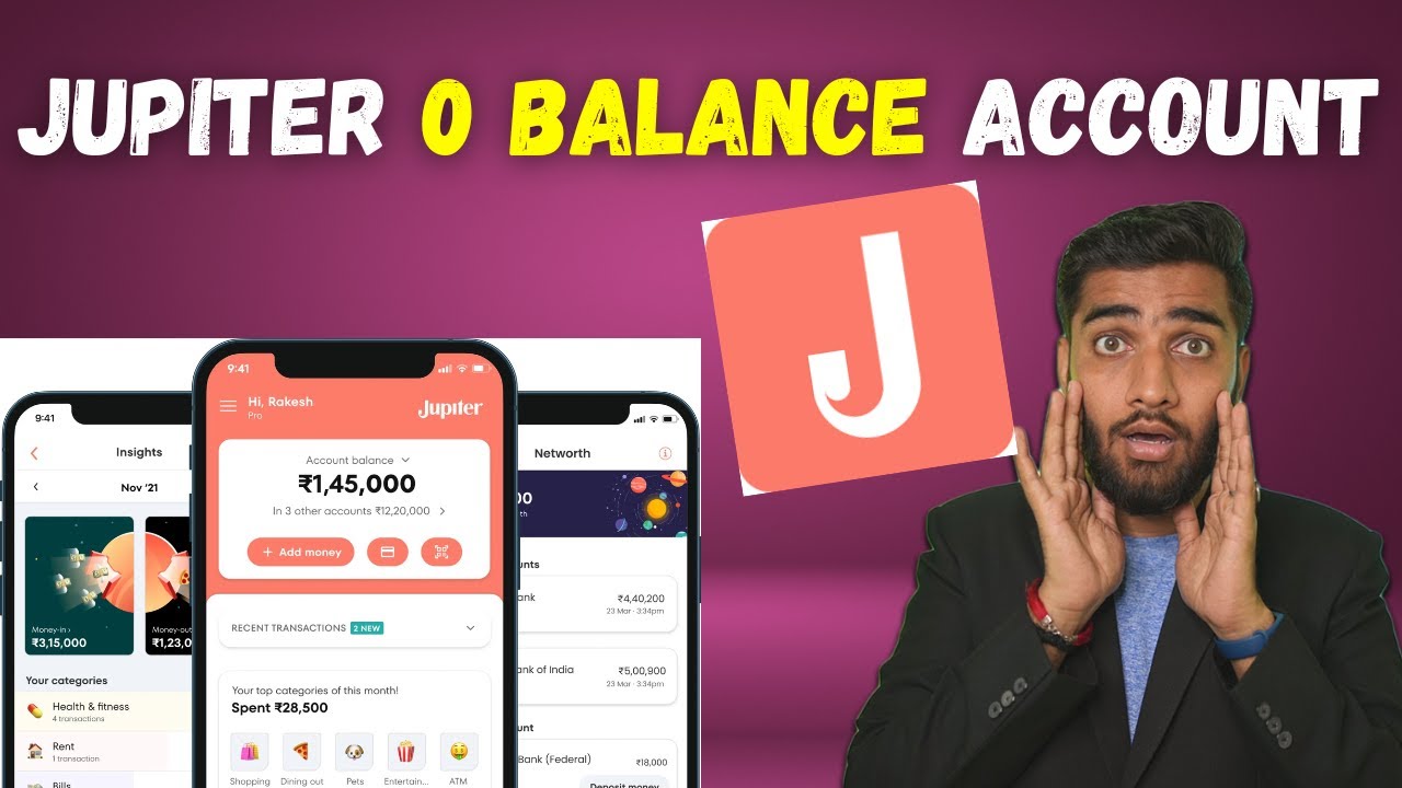 #Jupiter Bank Account Opening - Online 0 Balance #Savings #Account ...