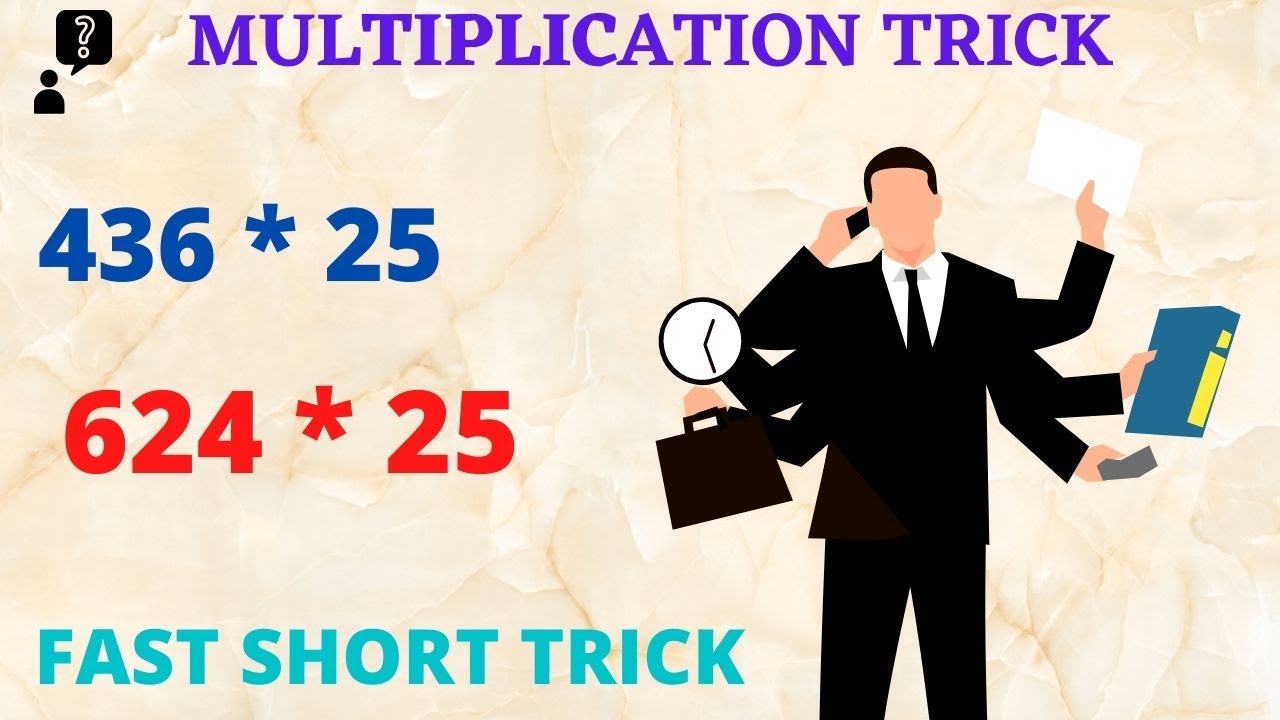 FAST MULTIPLICATION TRICK ll IN 2 SEC SOLVE ll SUPER FAST MATH ...