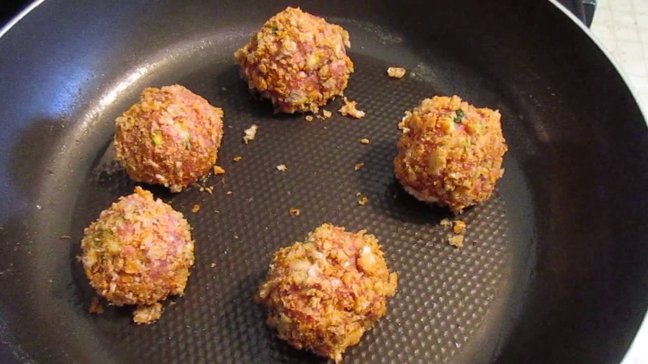 cream cheese burger balls - YouTube