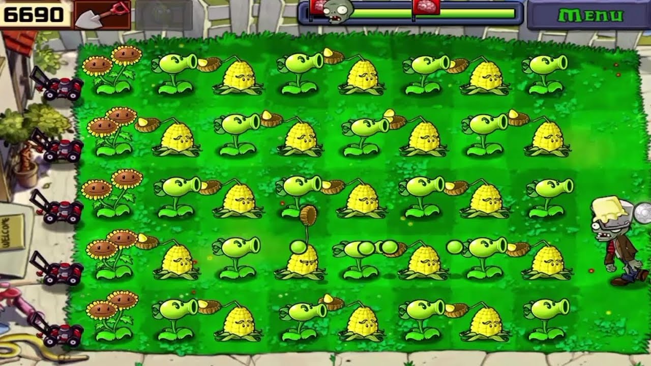 Plants vs Zombies Hundreds of Thousands of Endless Shooters Episode 117 - YouTube