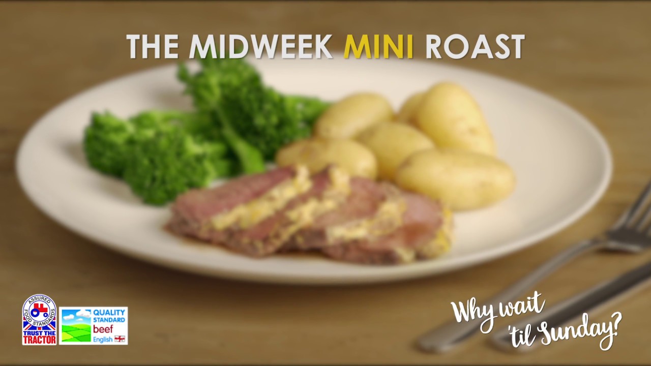 Mini Roast Beef with lemon, honey & horseradish recipe - YouTube