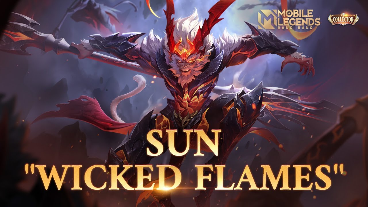 New Collector Skin | Sun "Wicked Flames" | Mobile Legends: Bang Bang ...