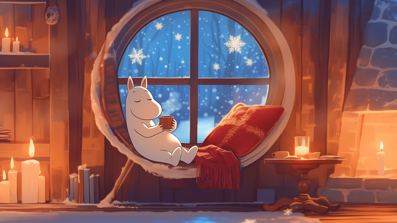 Relaxing Snowfall • Moomin Chill Lofi Ambience Deep Focus Music To ...
