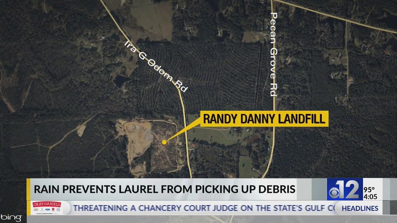 Rain affects accessibility to Jones County landfill - YouTube