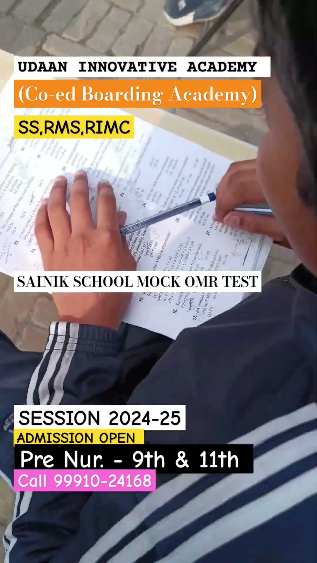 Sainik School OMR BASED practice MOCK test #sainikschool # ...