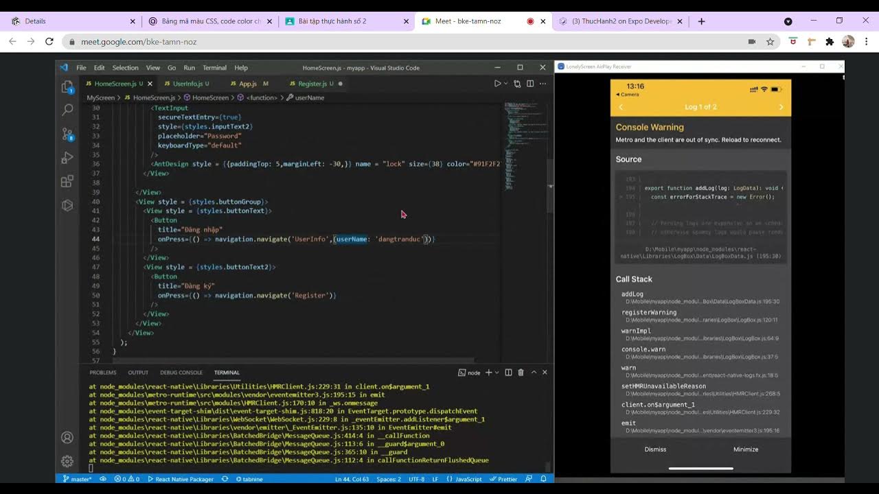 react native 18 11 2021 - YouTube