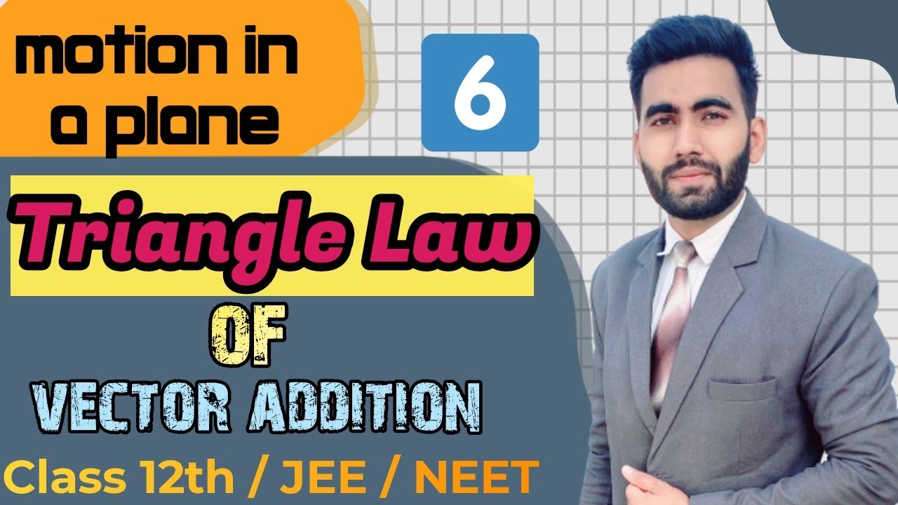 Chapter 4 : Triangle law of vector addition 06 Class 11 || Elite ...