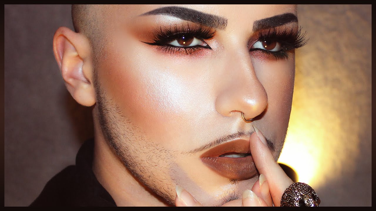 SIMPLE WARM SMOKEY EYE & BROWN LIPS | Makeup Tutorial - YouTube